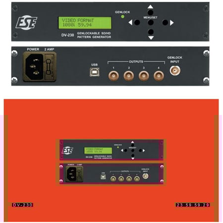 ESE DV-230 Genlockable HD/SD SDI Pattern Generator