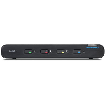 Belkin F1DN104KVM-UN-3 Universal Secure KVM Switch - 4 Port - Single ...