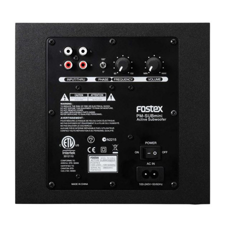 Fostex PM-SUB-MINI-2 Powered Subwoofer 5 Inch with Auto Standby Switch