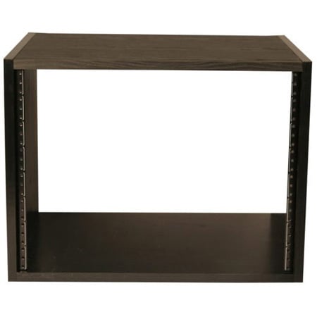 Gator GR-STUDIO-8U Black Oak Laminate MDF 8RU Studio Rack