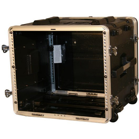 Gator GRR-8L 8RU Roller Rack - 8 Space Rolling Rack Case