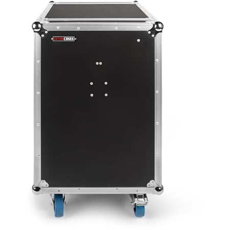 Gator GTOUR16U-TBL G-TOUR 16RU ATA Wood Rack Case with Tables & Casters ...