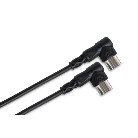 Hosa MID-303RR Right-angle MIDI Cable - Right-angle 5-in DIN to Right ...