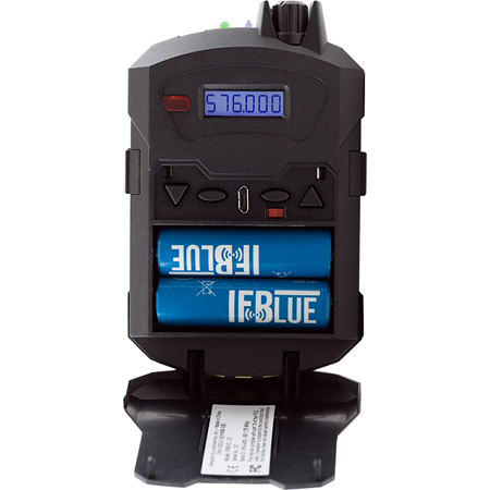 IFBlue IFBR1C UHF Multi-Frequency Belt-Pack IFB Wireless Mic Receiver ...