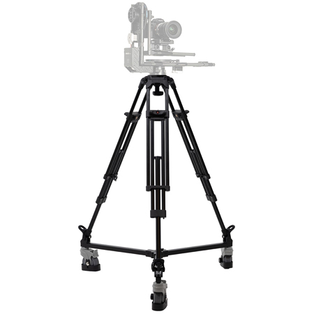 E-Image GA102D-PTZ Aluminum PTZ Tripod Studio Kit with 100mm Flat Base ...