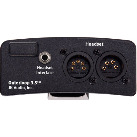 JK Audio Outerloop 3.5 Universal Intercom Beltpack for 4 Pin or 5 Pin ...