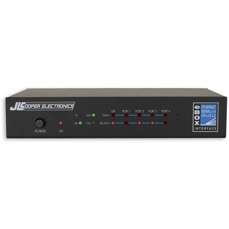 JLCooper eBOX Quad Serial to Ethernet Interface