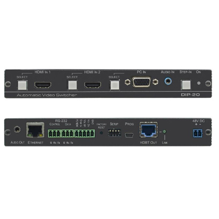 Kramer DIP-20 4K60 4:2:0 HDMI & VGA Auto Video Switcher/Transmitter ...