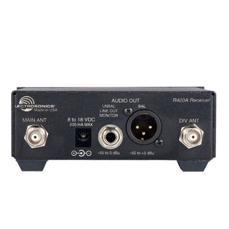 Lectrosonics R400A Digital Hybrid Wireless Diversity Receiver - Block ...