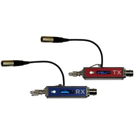 AFP MC2 3G/HD BNC Female to ST Fiber Optic Tx/Rx Kit - US Power Supplies