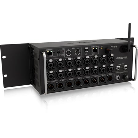 Midas MR18 18-Input Digital Mixer for iPad/Android Tablets with 16 ...