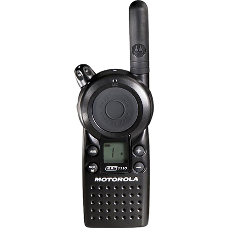 Motorola CLS1110 Single Channel Two Way Radio - Rechargeable Li-ion Battery