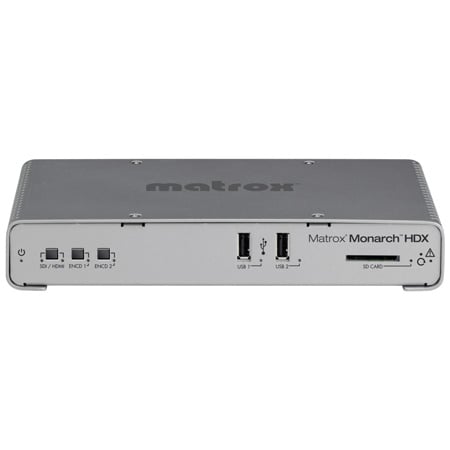 Matrox MHDX/I Monarch HDX Dual-Channel H.264 Encoder for Broadcast ...