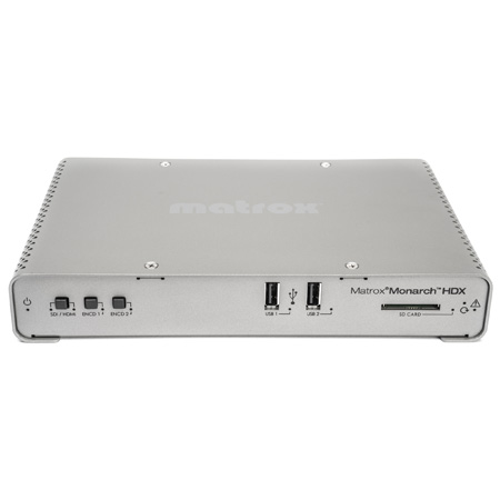 Matrox MHDX/I Monarch HDX Dual-Channel H.264 Encoder for Broadcast ...