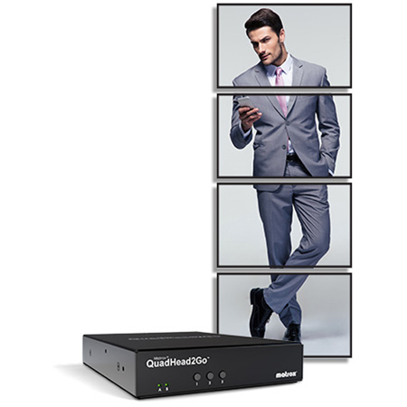 Matrox QUADHEAD2GO Multi-Monitor Controllers Video Wall Processor