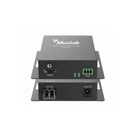 MuxLab 500709 HDMI 2.0 Ultra-HD Over Multi-Mode Fiber Receiver with ...