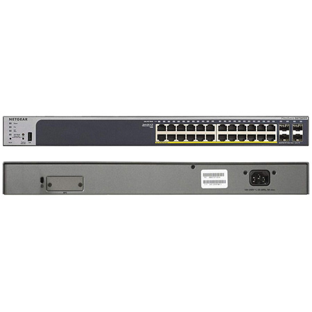 NetGear GS728TPP-200NAS 28-Port Gigabit Ethernet Smart Managed Pro PoE ...