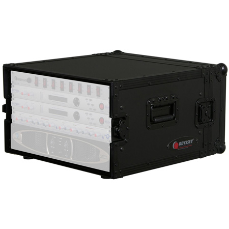 Odyssey FZAR06BL 6 Space Amp Rack Case - Black Label