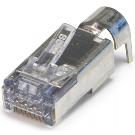 Platinum Tools 100027C ezEX48 10G RJ45 Shielded Connector w/ Ext ...