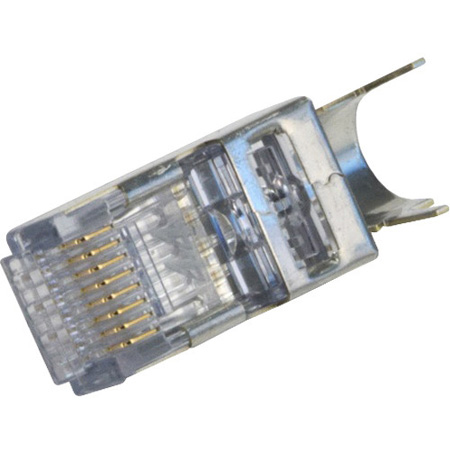 Platinum Tools 202052J ezEX48 10G RJ45 Shielded Connector w/ Ext ...