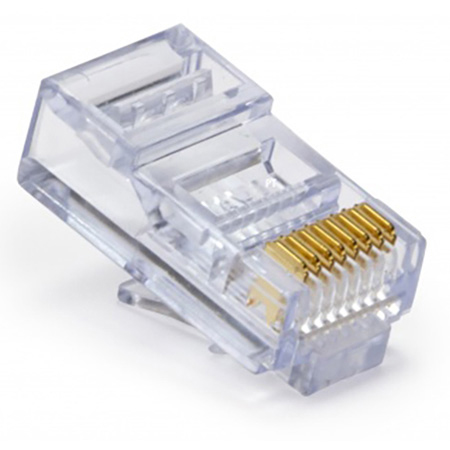 Platinum Tools 202003J EZ-RJ45 CAT5/5e Connectors for Solid or Stranded ...