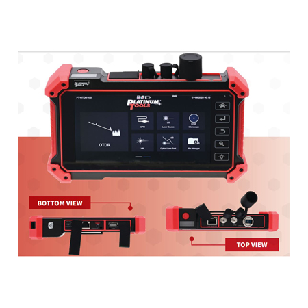 Platinum Tools PT-OTDR-100 mini OTDR Fiber Optic Tester for 1550/1310nm ...