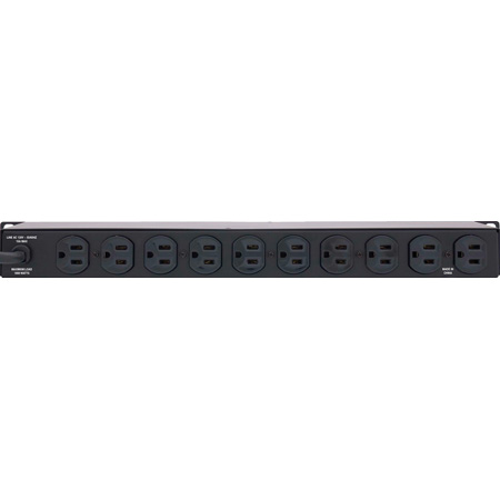 Panamax D10-PFP 15 Amp 10-Outlet (Rear) Rackmount Power Distributor