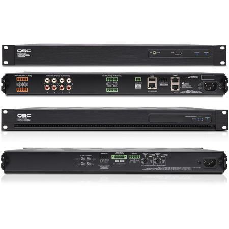 QSC Sports Bar Bundle with AD-P.HALO x 2/AD-C.SAT Loudspeaker x 4/AD-C ...