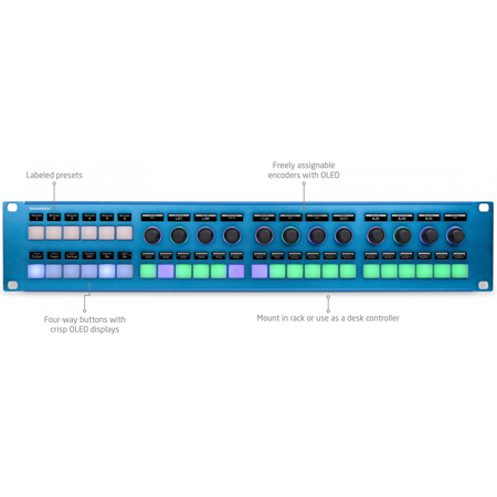 Skaarhoj Rack-Control-Duo-V1 Rack Control Duo with 30 4-Way Buttons and ...