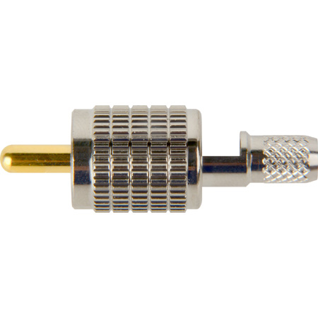 Heavy Duty 75ohm RCA Video Solder-Type Connector with Crimp Sleeve
