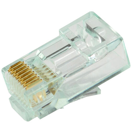 Simply45 S45-1100 Unshielded Standard WE/SS RJ45 Mod Plugs with BarS45 ...