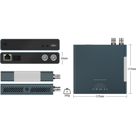 Science Image STUDIO4KS Bi-Directional 4K SDI Full NDI Encoder ...