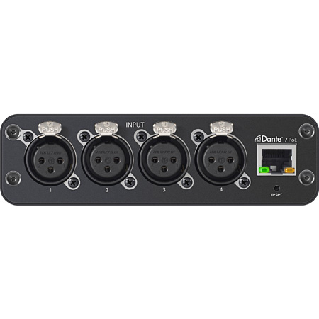 Shure ANI4IN-XLR 4-Input - XLR Connectors - Mic/Line Dante Audio ...