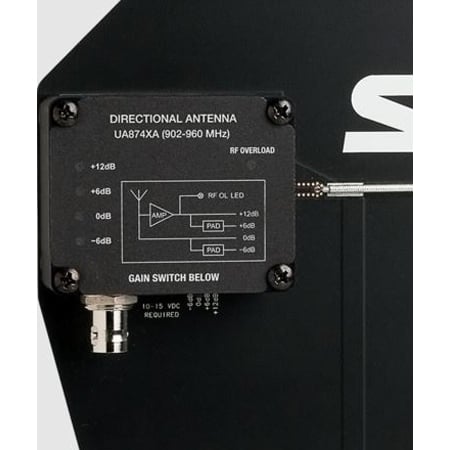 Shure UA874XA Active Directional Antenna with Gain Switch - 902-960Mhz