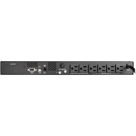 Tripp Lite SmartPro SMART500RT1U 500VA 7 outlets with 1 switchable load ...