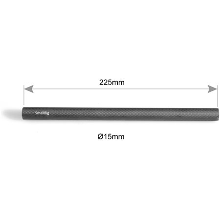 SmallRig 1690 15mm Rods - Carbon Fiber - 9 Inches - 2 pcs
