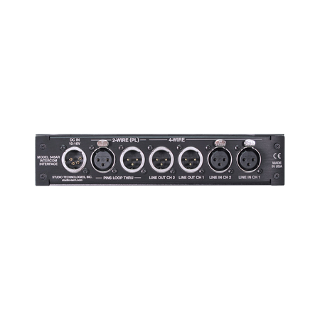 Studio Technologies Model 545AR Intercom Interface for use with RTS TW-Series PL Intercom Circuits