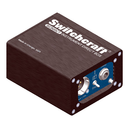 Switchcraft SC800 Passive Instrument Direct Box with Custom Transformer
