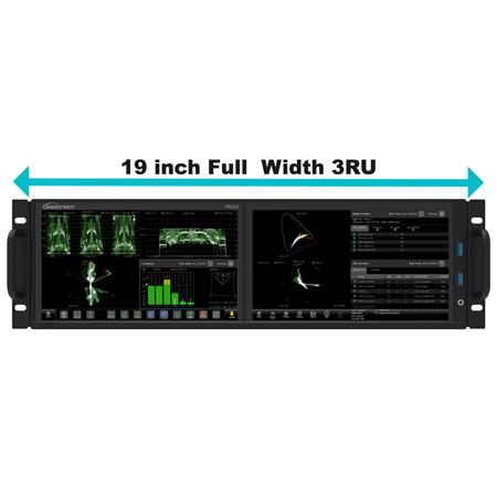 Telestream MPD300 PRISM 3RU Full Rack Short Depth SDI & IP Waveform ...