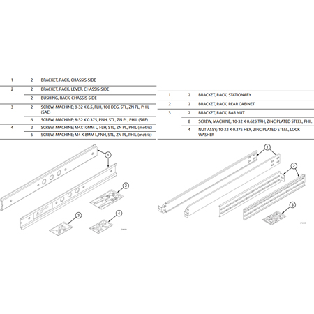 Telestream Rackmount Slides and Rails Kit for SPG9000 - 1RU
