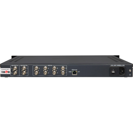 Thor H-8ASI-MUX 8x2 DVB-ASI Transport Stream Multiplexer with PID Add/Drop