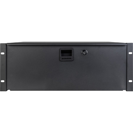 Samson SASRKDR4U 14-Inch Deep Rack Drawer with Key Lock & Rear Cable ...