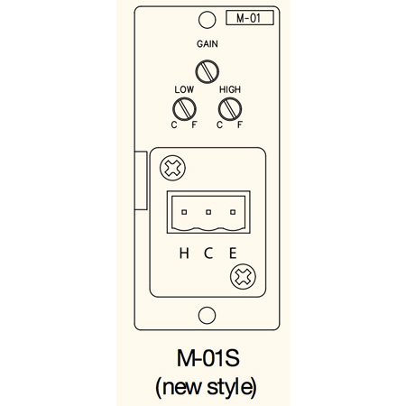 TOA M-01S Balanced Microphone Input Module w/Removable Teminal Block