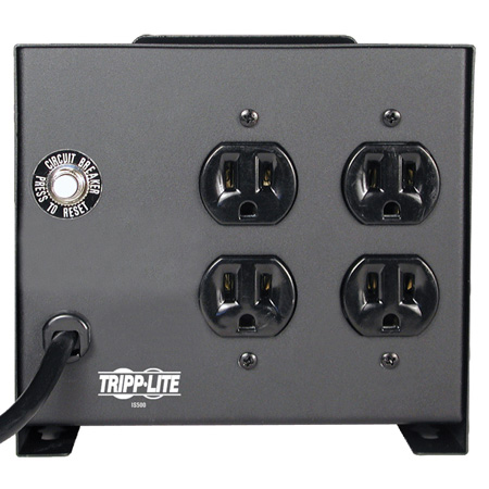 Tripp Lite IS-500 Isolation Transformer 500W Surge 120V 4 Outlet 6ft ...