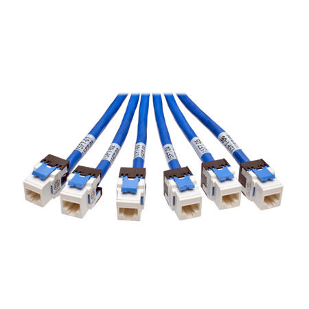 Tripp Lite N261-015-6MF-BL Augmented Cat6/6a Pre-Terminated Copper ...