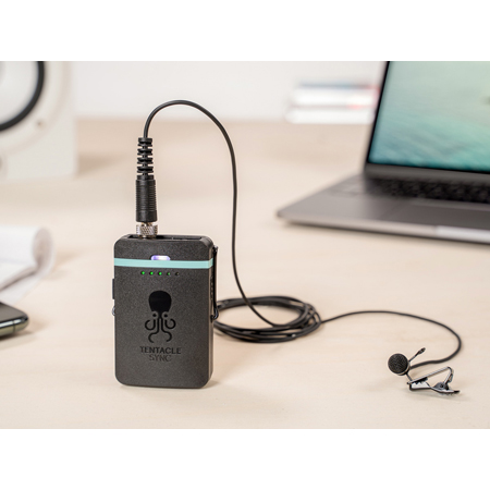 Tentacle Sync TR1-US TRACK E Timecode Audio Recorder with Lavalier Microphone & Accessories