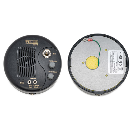 TELEX - RTS ICW-6 Window Mountable Double Sided 2 Way Audio Intercom ...