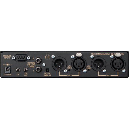 RTS Audiocom US-2002 2 Channel User/Main Station 1/2 Rack