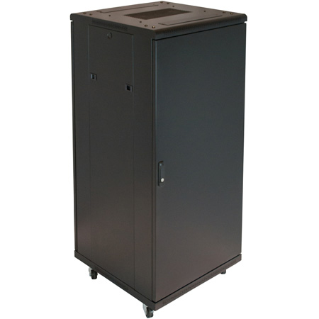 VMP EREN-27 27U Floor Cabinet with 5 Shelves and Blanks - 2 Fans