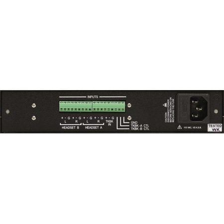 Ward Beck POD5 Dual Headset Amplifier w/Talkback Input